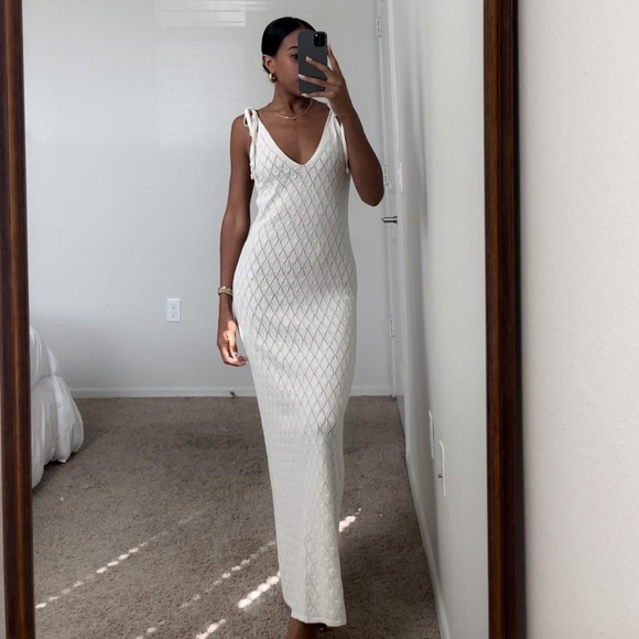 Zara | Dresses | Zara Open Knit Crochet Dress | Poshmark